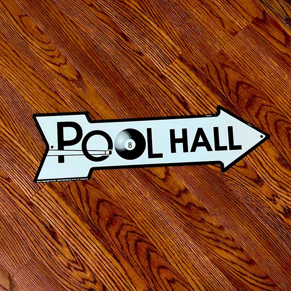 Wall Decor | Pool Hall Sign | Poshmark
